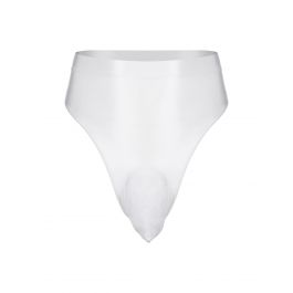 iEFiEL Men's Oil Glossy Stocking Briefs 3D Enhancer Bulge Pouch ...